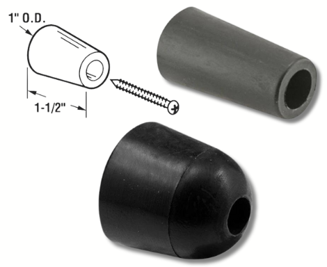Sliding Patio Door Stops, Bumpers, Wall Protectors – Parts and Hardware