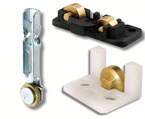 Sliding Window Roller Assemblies - Brass Wheels – tagged "White ...