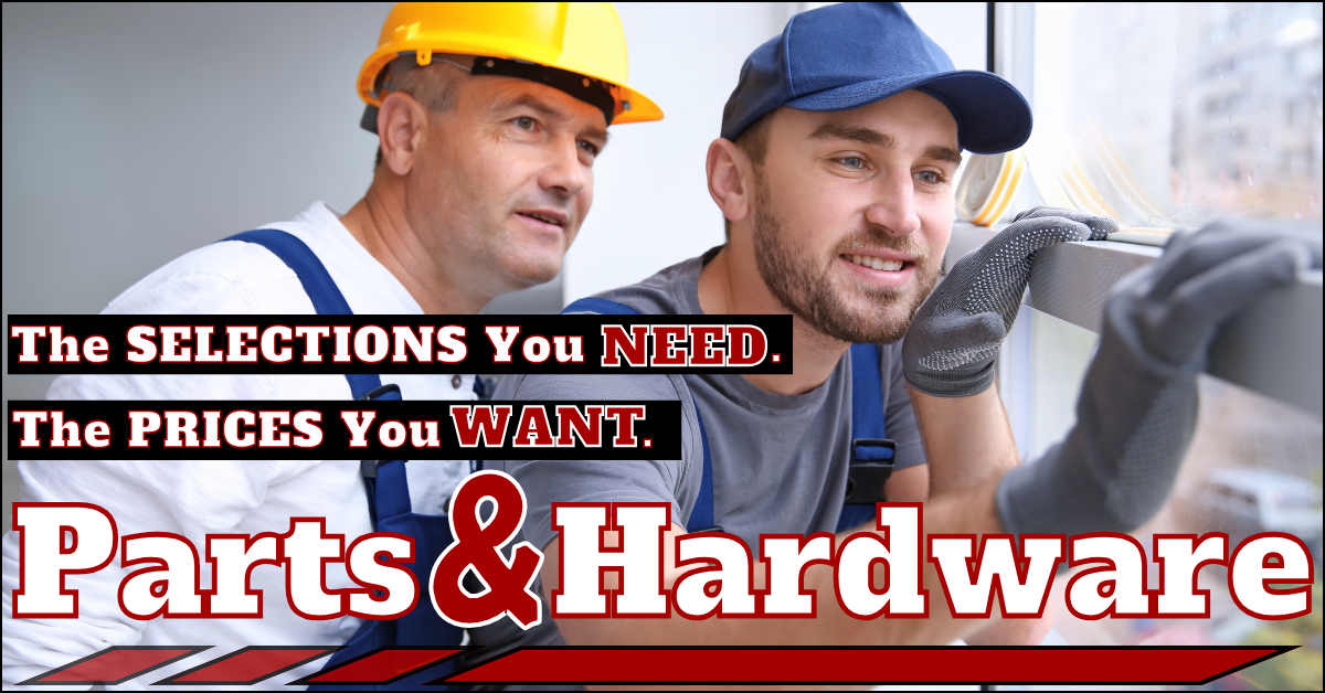 Showcase Window Parts – Parts and Hardware