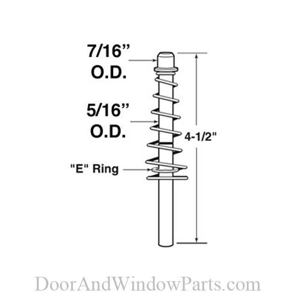 Bi-Fold Closet Door Guide Pin / Guide Wheel – Parts and Hardware